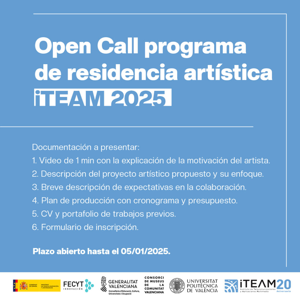 iTEAM | Instituto de Telecomunicaciones y Aplicaciones Multimedia | UPV