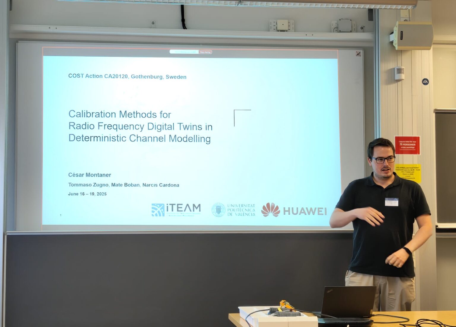 The Mobile Communications Group (MCG) of iTEAM participates in the 11th ...